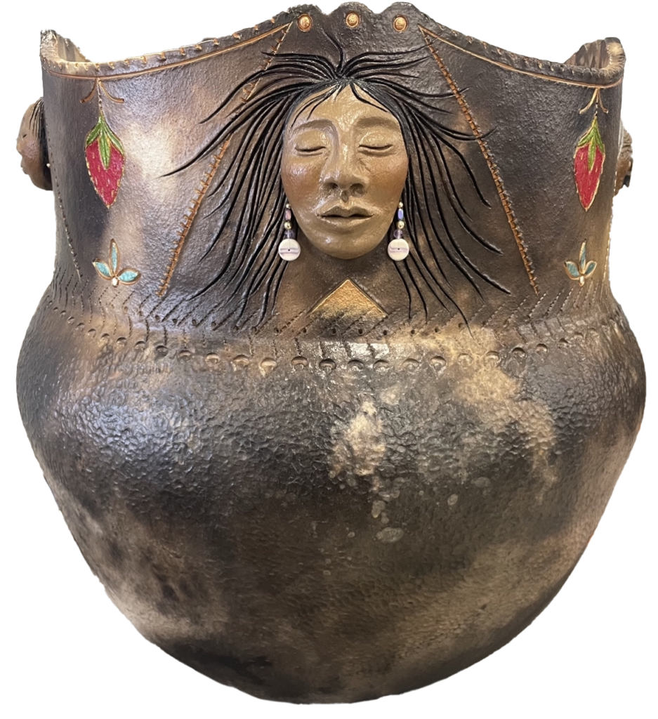 Natasha-Smoke-Santiago-pot-sister - Indigenous Arts Collective
